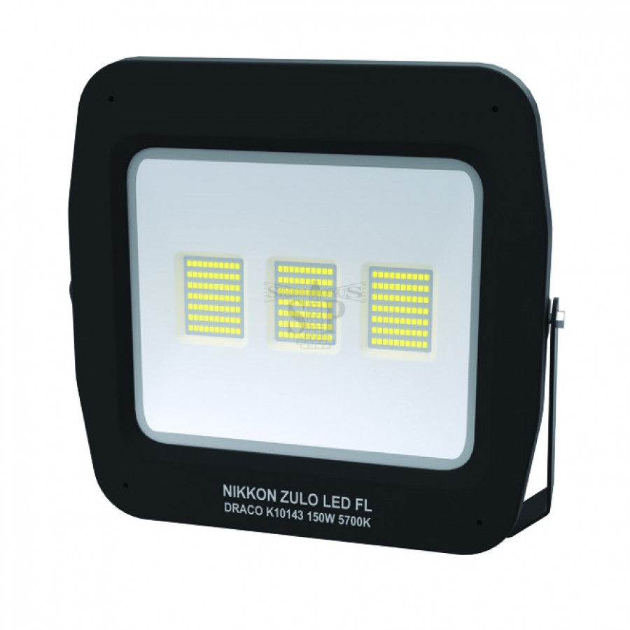 NIKKON 150W Draco Zulo LED Flood Light (Black)