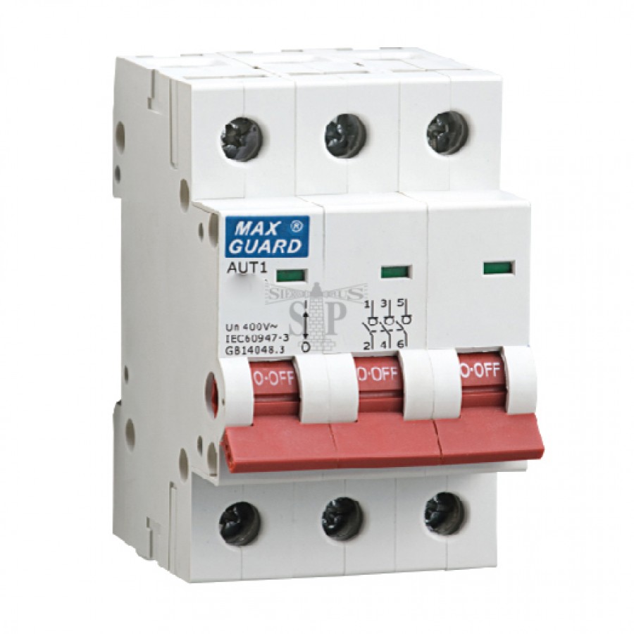 Maxguard 100A 3 Pole Isolator