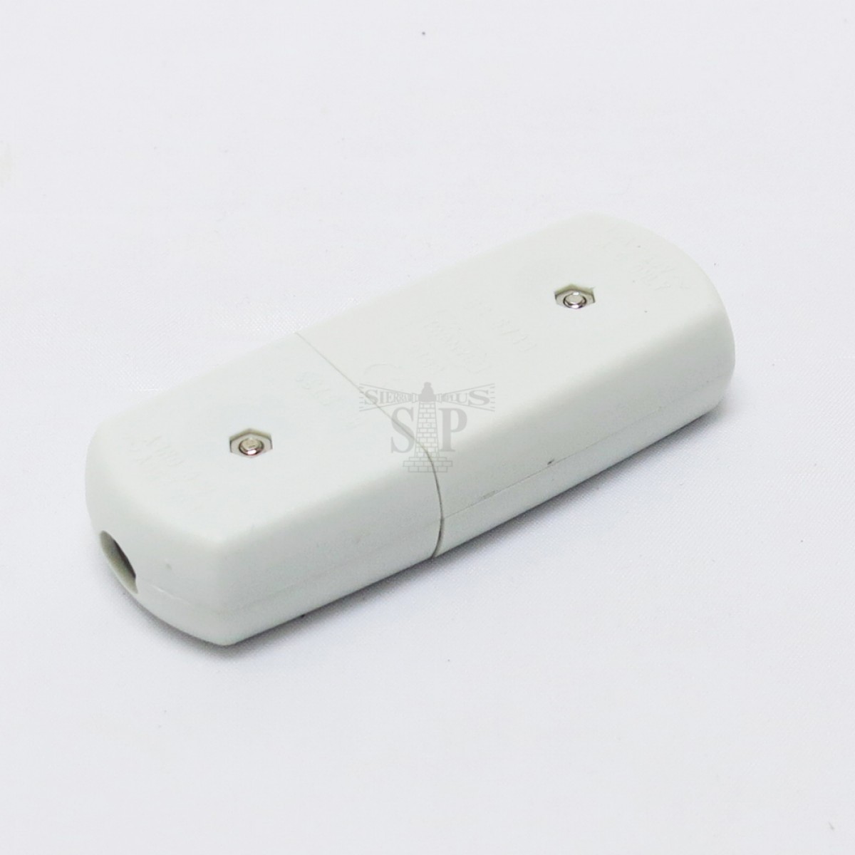 PMS 9198 10Amp Plug And Socket Converter Adaptor (White)