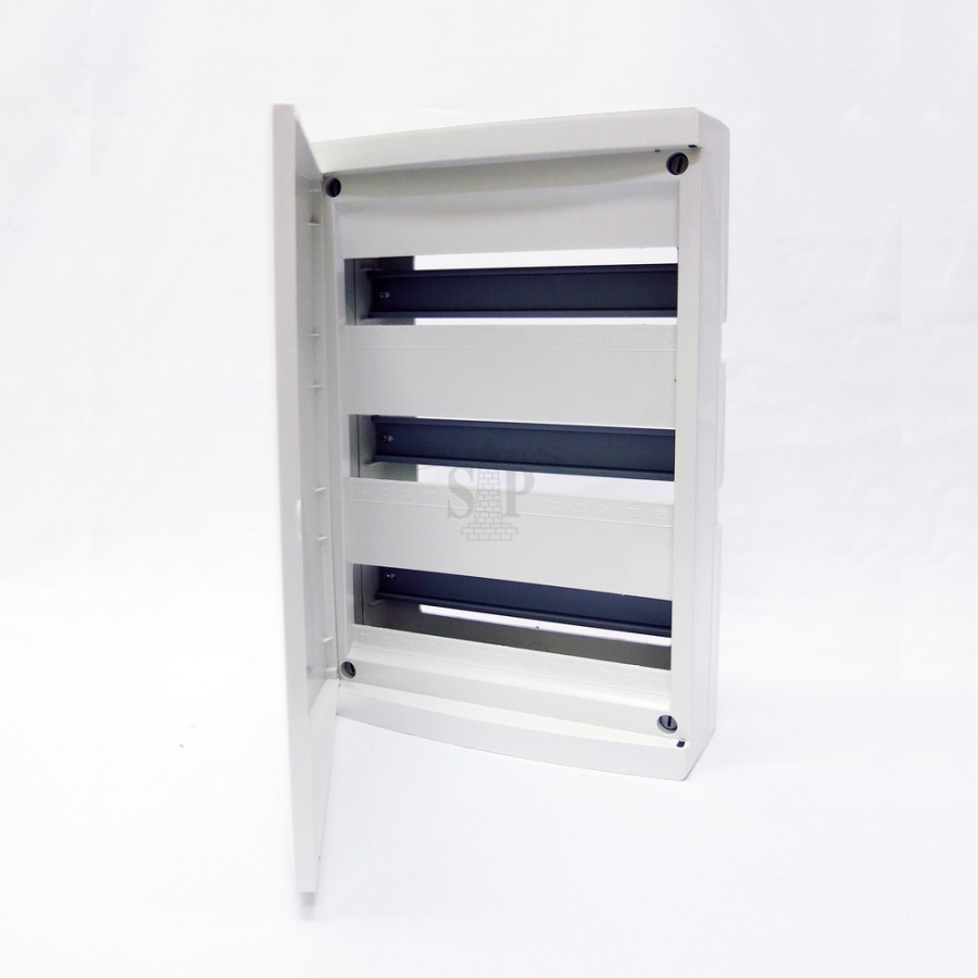 TC 3 Row 39 Way Distribution Board (White)