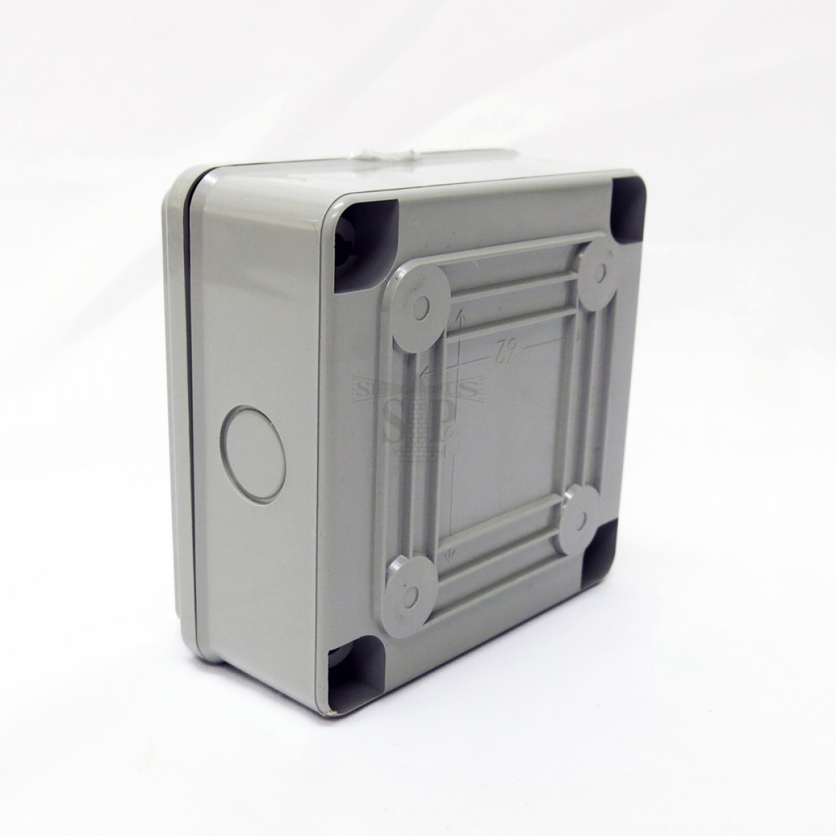 WIREMAN 4 x 4 x 2 (inch) ABS Weatherproof IP56 Enclosure Box (Grey)