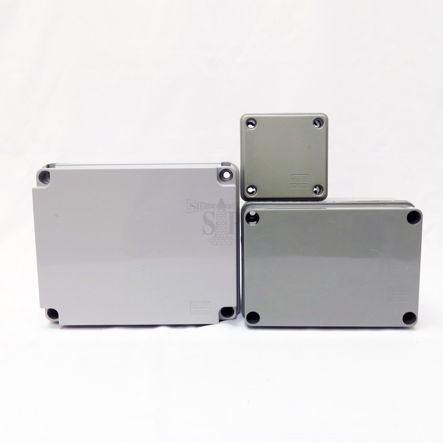 PVC-LINK 6 x 4 x 3 (inch) ABS Weatherproof IP66 Enclosure Box (Grey)