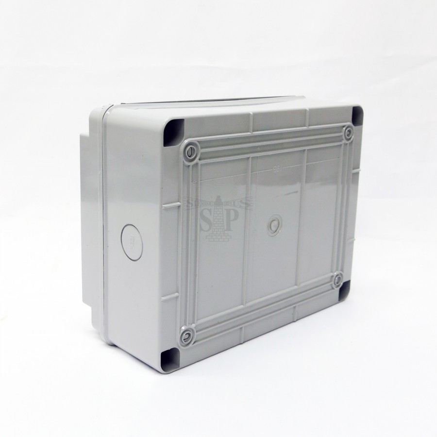 PVC-LINK 10 x 8 x 6 (inch) ABS Weatherproof IP66 Enclosure Box (Grey)