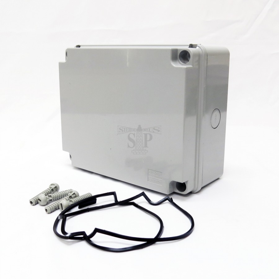 TC 12 x 10 x 6 (inch) ABS Weatherproof IP66 Enclosure Box (Grey)