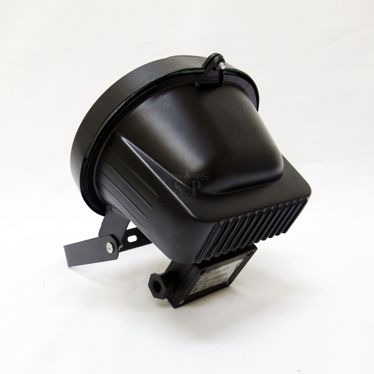 500W R7s IP 44 Halogen Flood Light Round (Black)