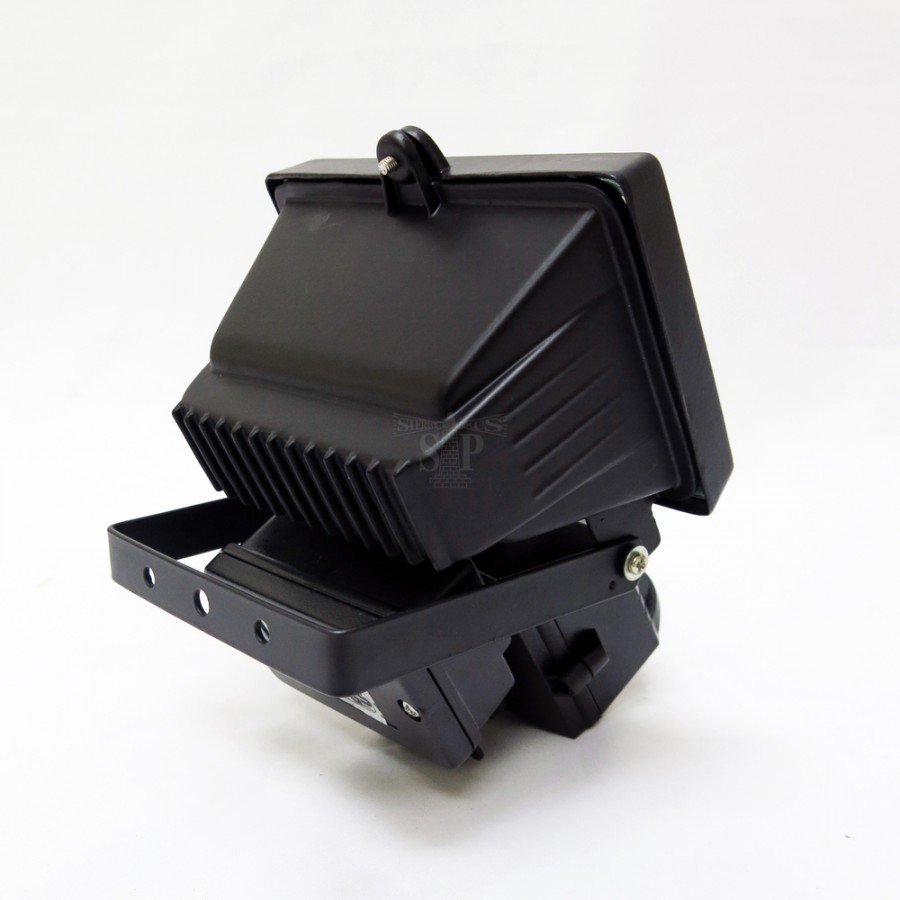 150W 78MM R7s Halogen Flood Light Square (Black) c/w PIR Motion Sensor