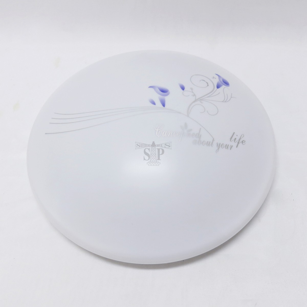 15.5-inch 72 18W Flush Mount LED Ceiling Light Round (White)