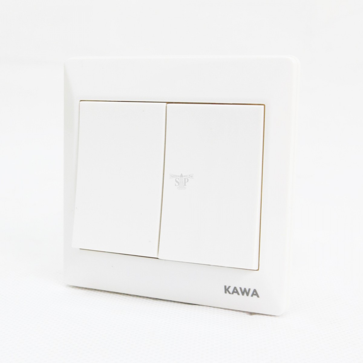 KAWA Elite KB Series Flush Mounting Switch and Switch Socket (White)