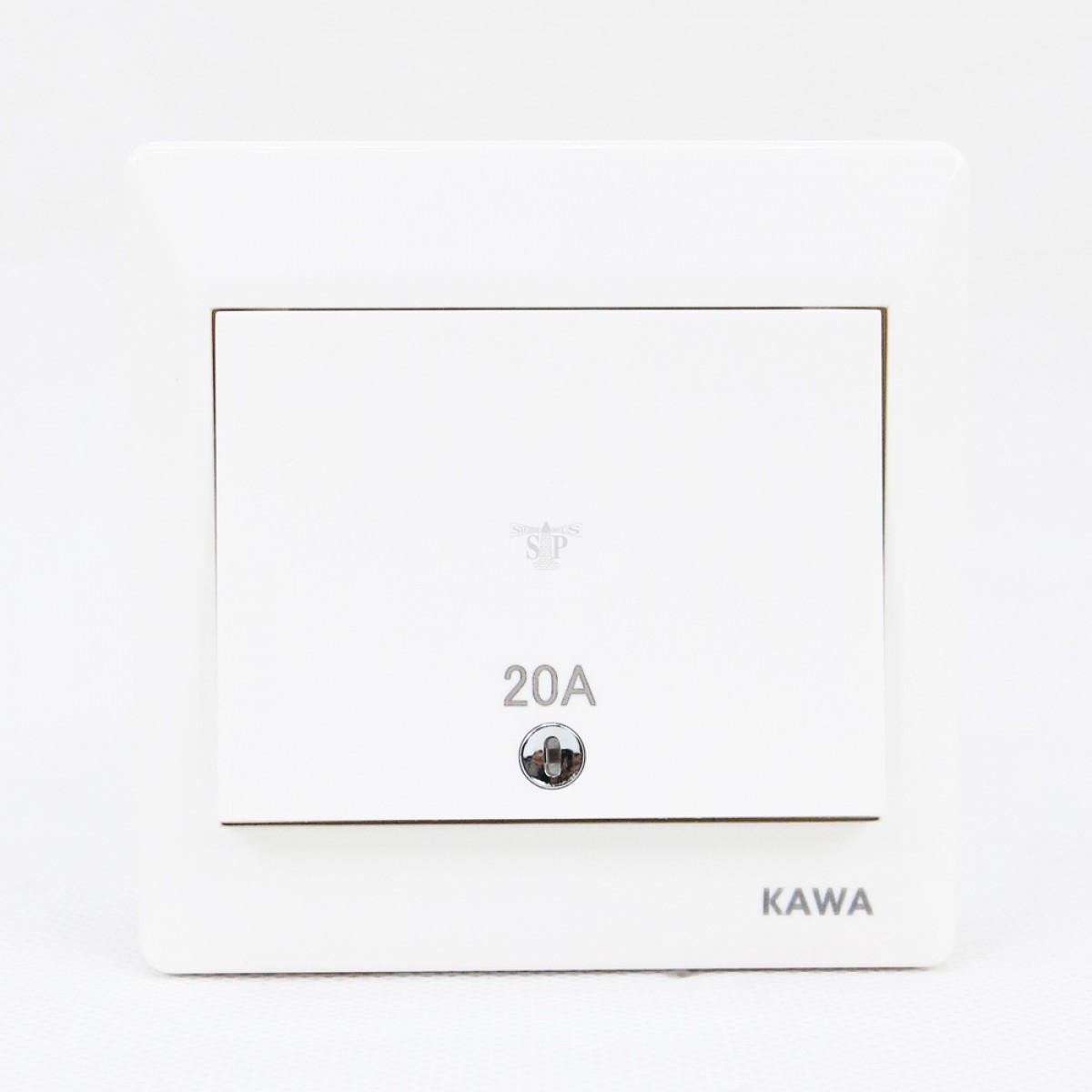KAWA Elite KB Series Flush Mounting Switch and Switch Socket (White)