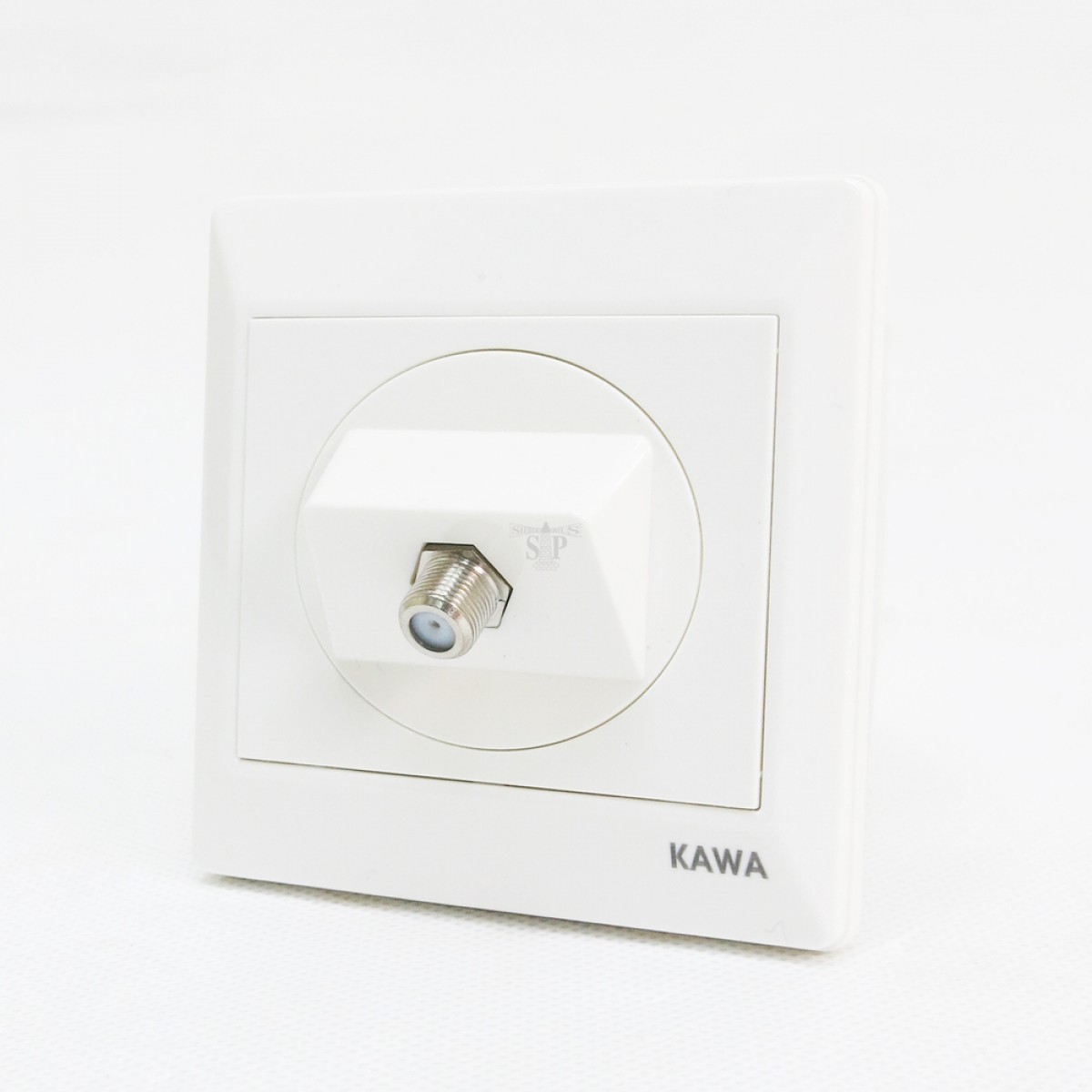 KAWA Elite KB Series Flush Mounting Switch and Switch Socket (White)
