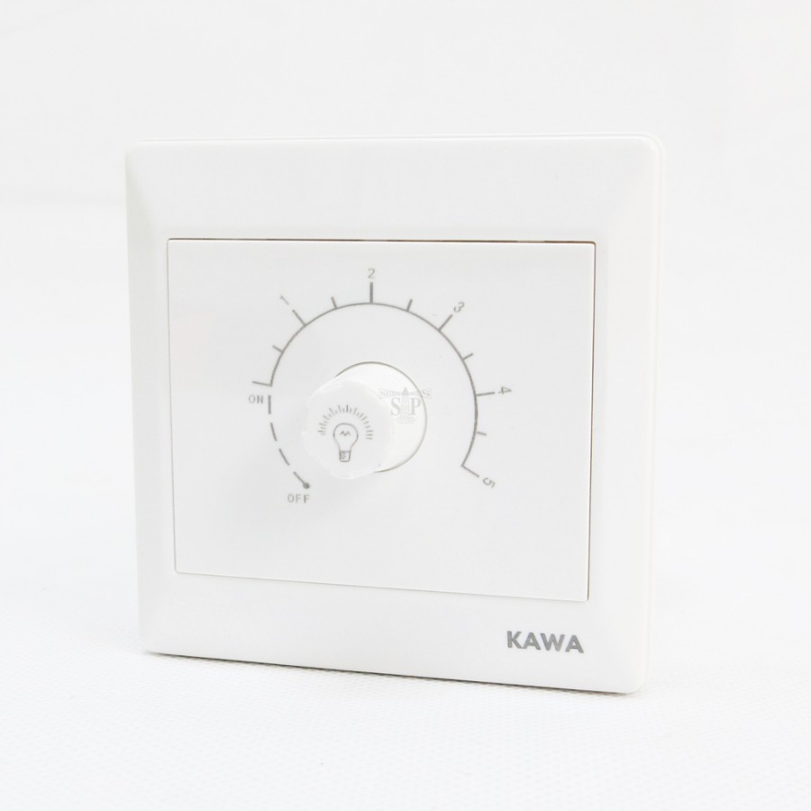 KAWA Elite KB Series Flush Mounting Switch and Switch Socket (White)