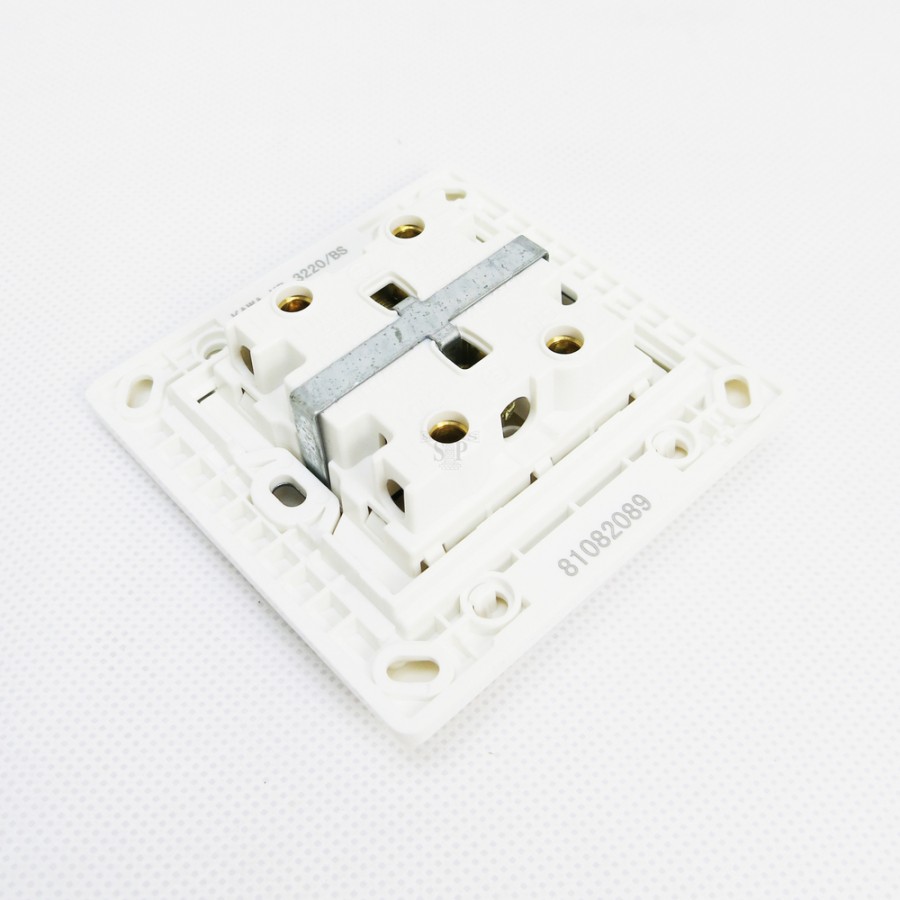 KAWA Elite KB Series Flush Mounting Switch and Switch Socket (White)