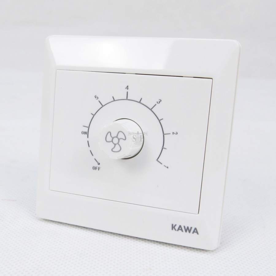 KAWA Elite KB Series Flush Mounting Switch and Switch Socket (White)