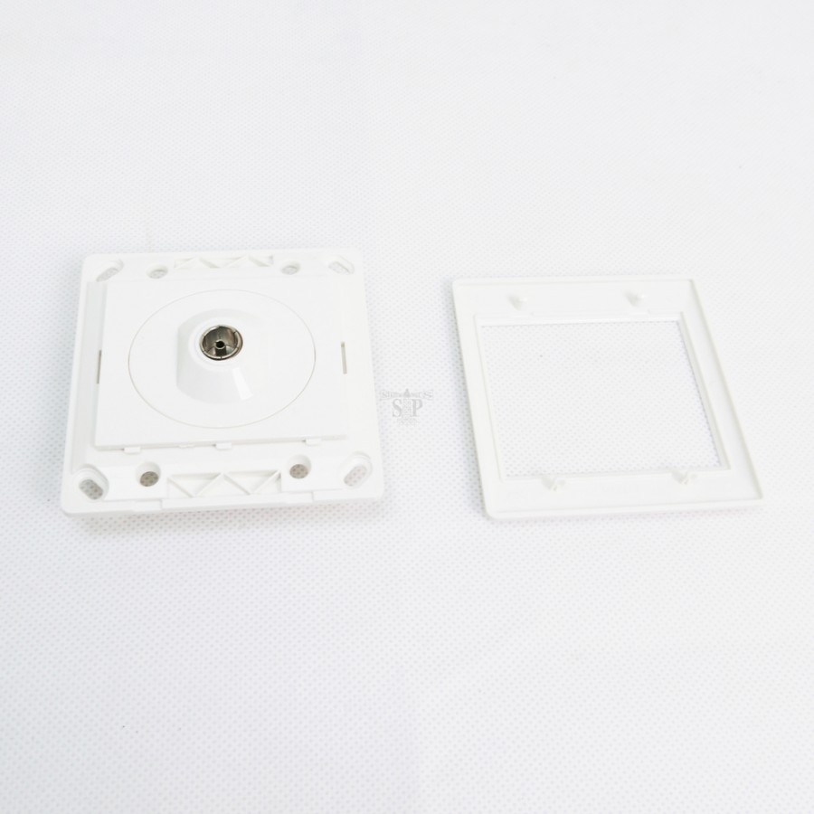 KAWA Elite KB Series Flush Mounting Switch and Switch Socket (White)