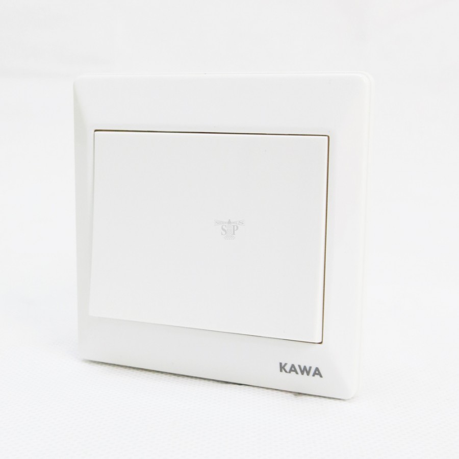KAWA Elite KB Series Flush Mounting Switch and Switch Socket (White)