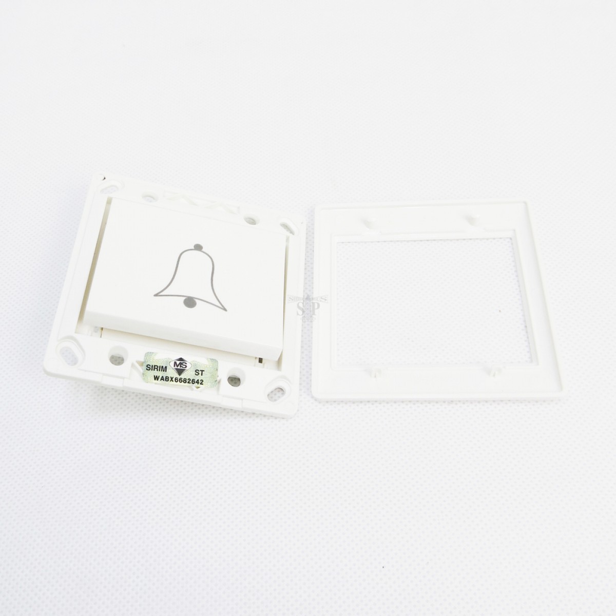 KAWA Elite KB Series Flush Mounting Switch and Switch Socket (White)