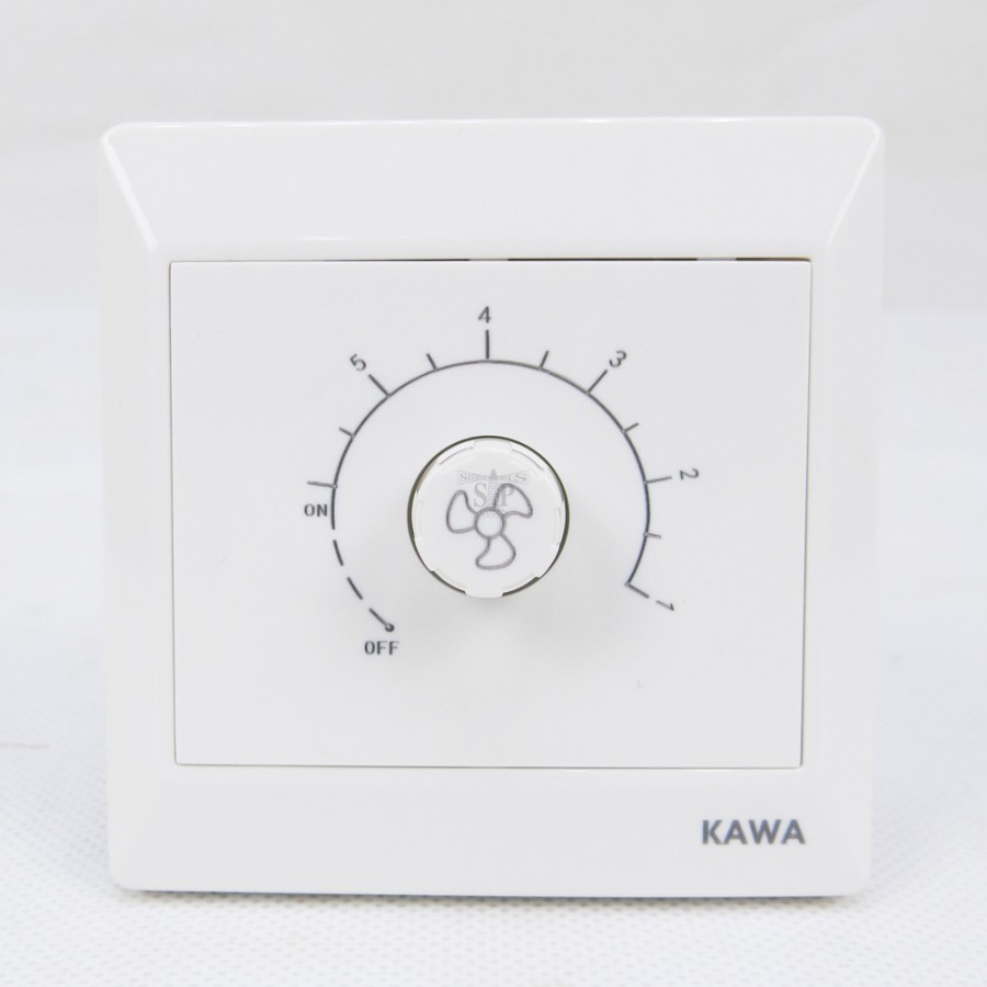 KAWA Elite KB Series Flush Mounting Switch and Switch Socket (White)