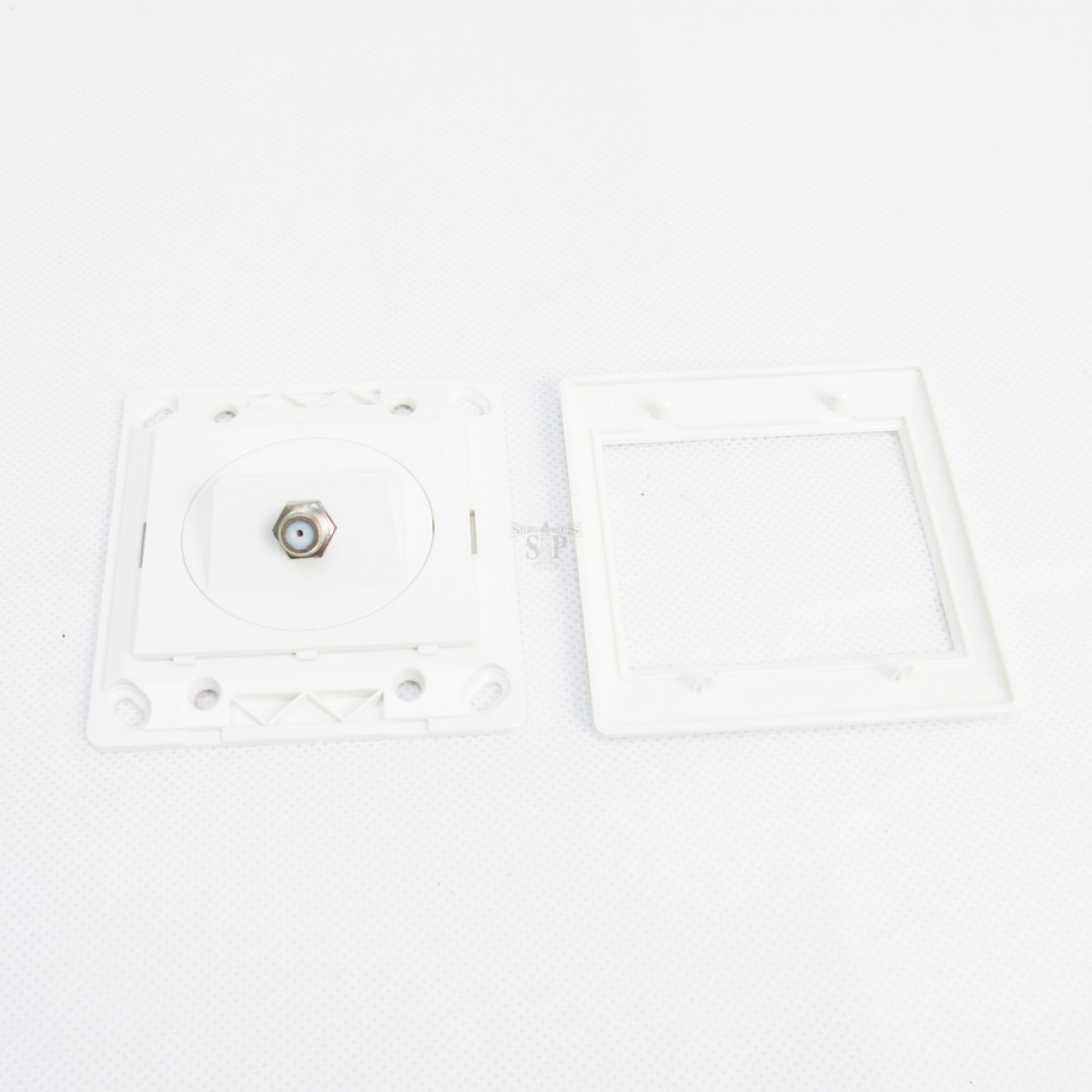 KAWA Elite KB Series Flush Mounting Switch and Switch Socket (White)