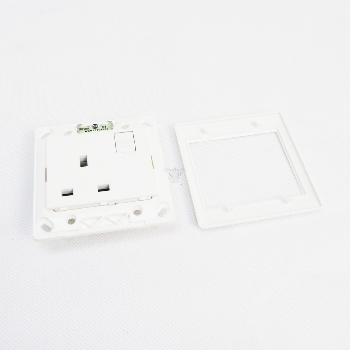 KAWA Elite KB Series Flush Mounting Switch and Switch Socket (White)