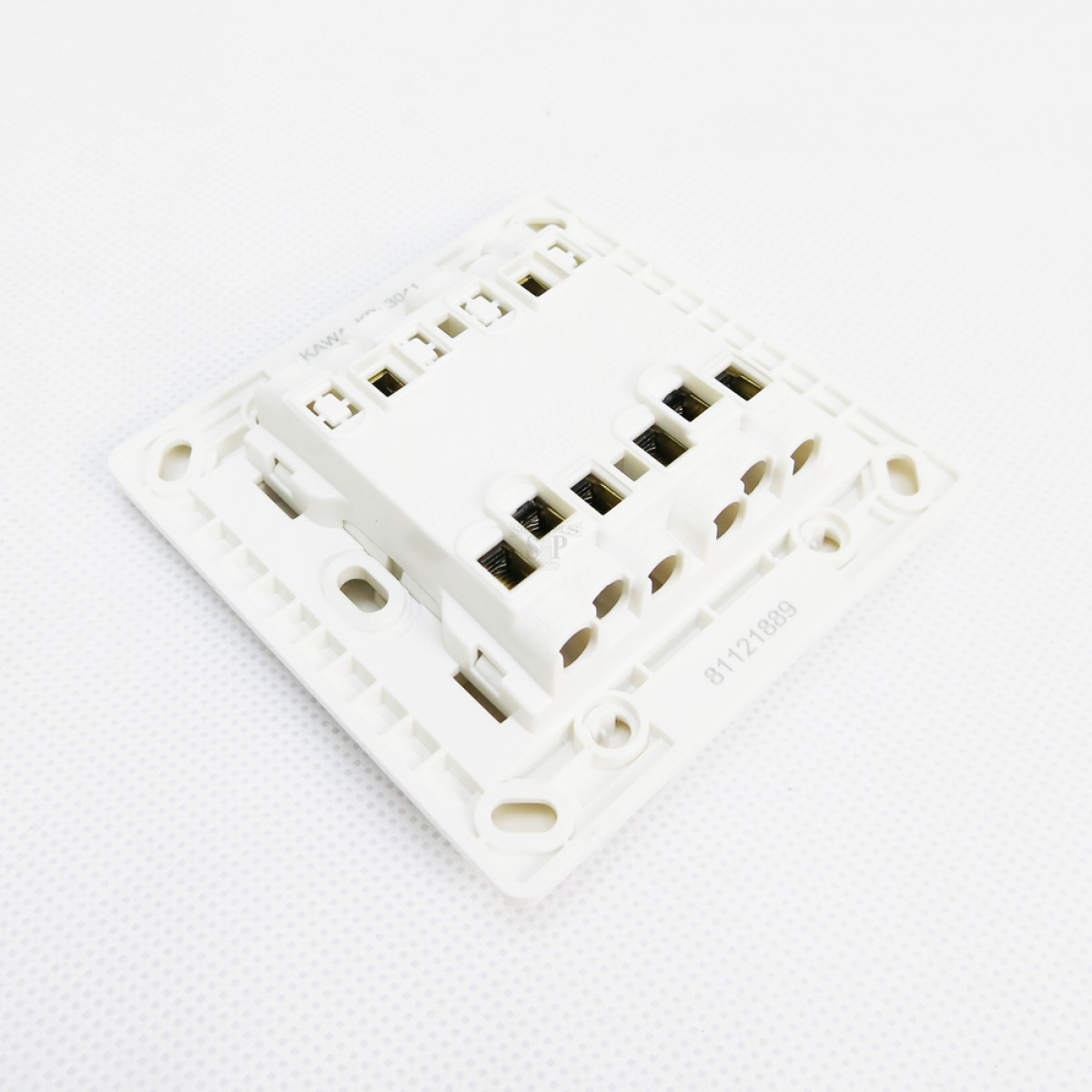 KAWA Elite KB Series Flush Mounting Switch and Switch Socket (White)