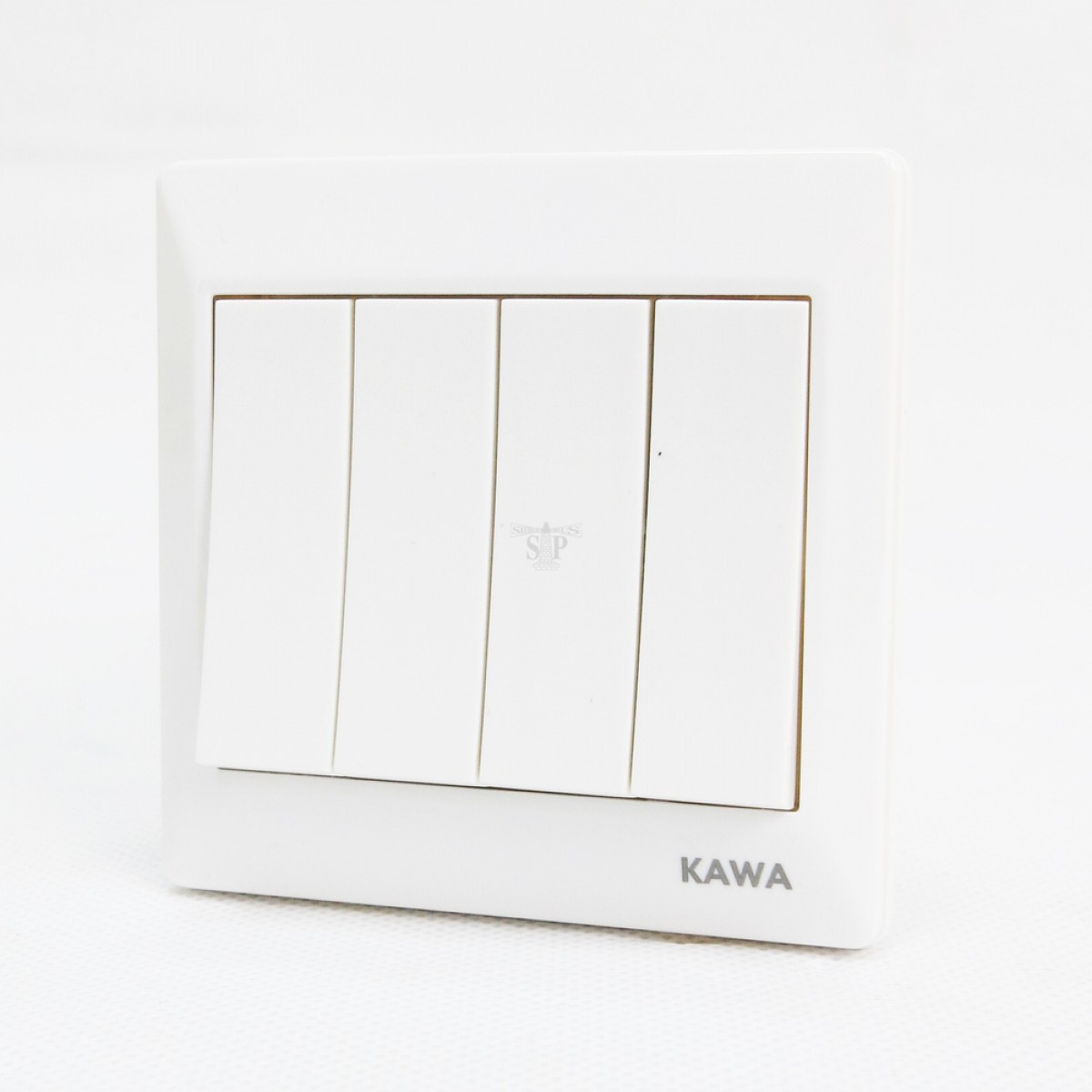 KAWA Elite KB Series Flush Mounting Switch and Switch Socket (White)