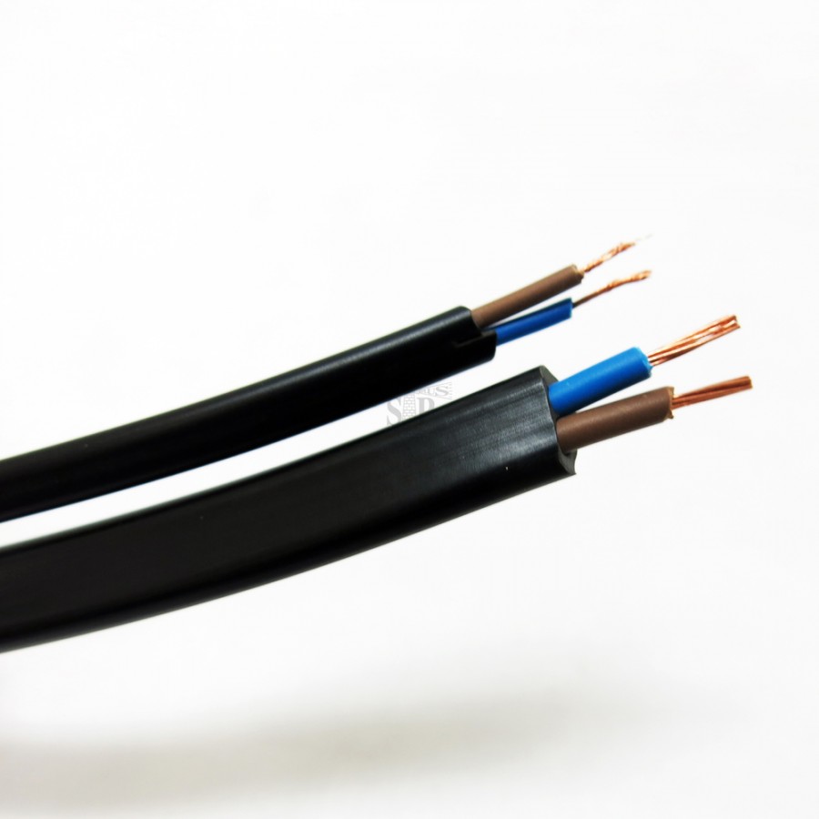 GDL Pure Copper 23/0.15 x 2 Core VDE PVC Insulated PVC Sheathed Twin ...