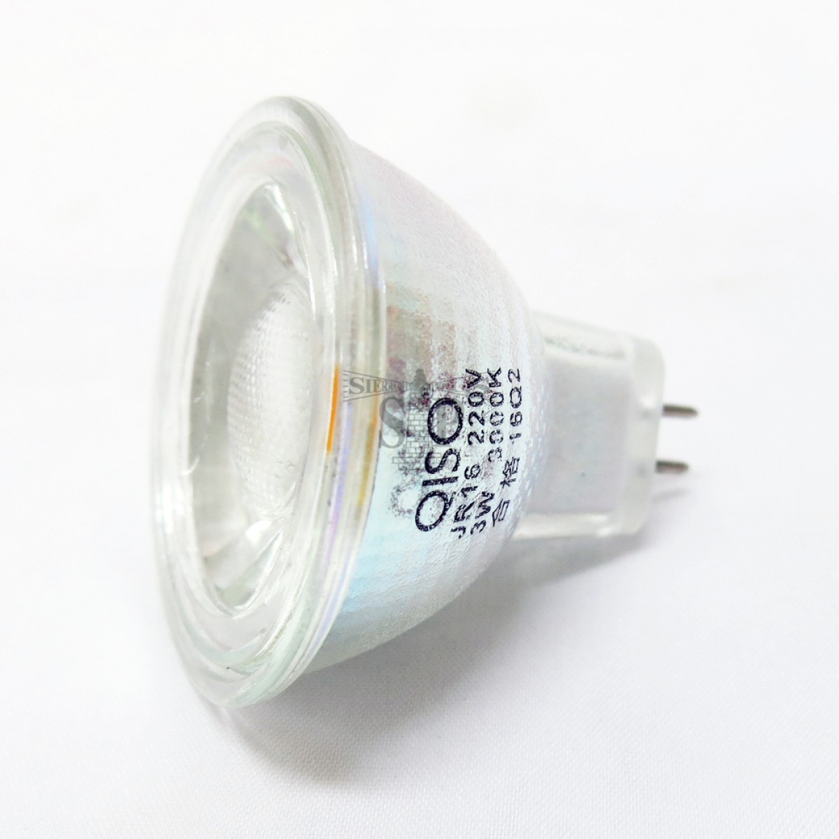 QISO 240V G5.3 3W Shorten MR16 COB LED Bulb (White) [Replace MR16 ...