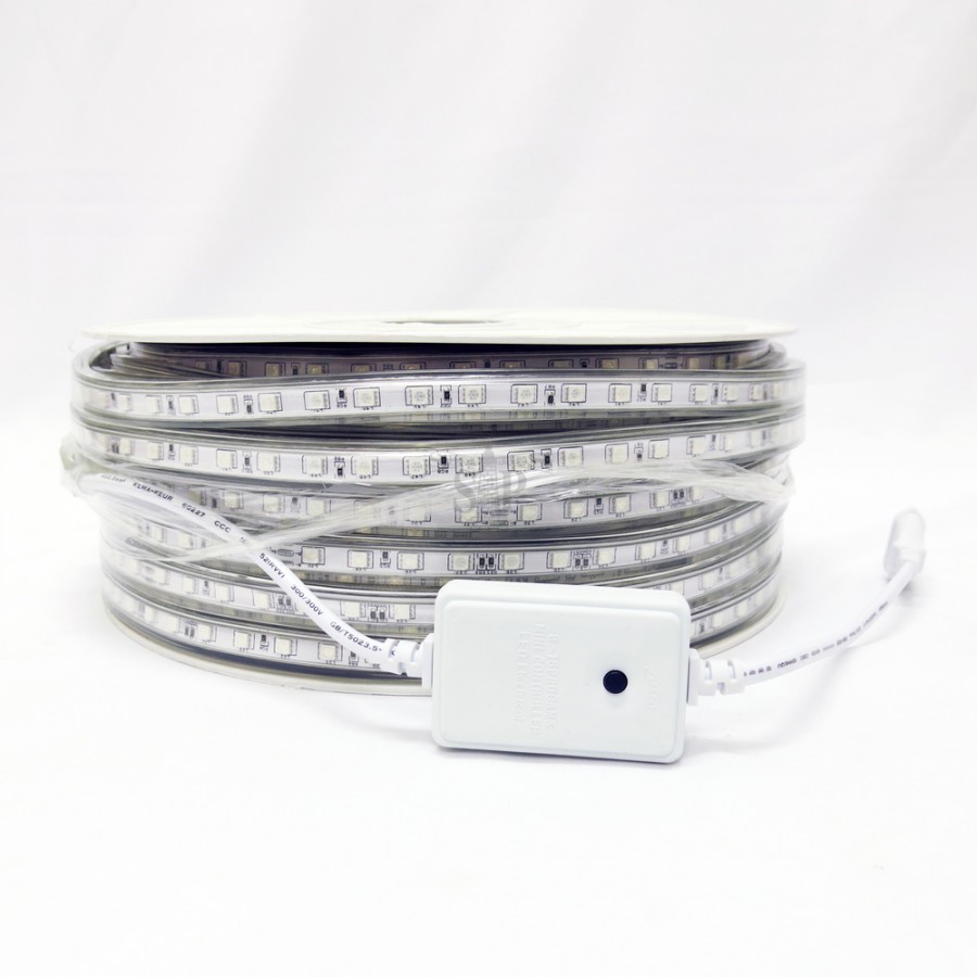SMD 5050 240V 50 Meters 60LED/M IP65 Outdoor LED Strip Light - RGB