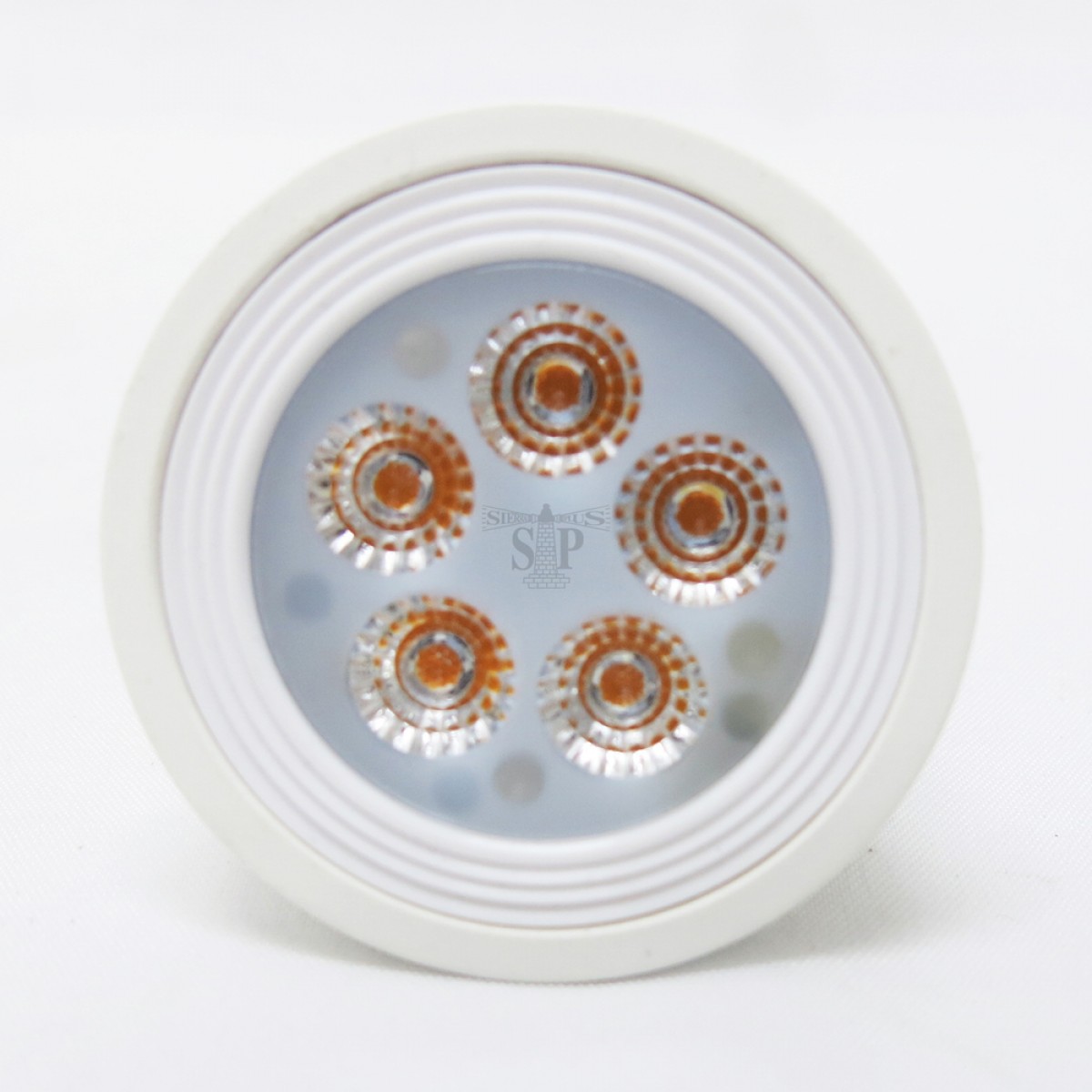 BTG 240V GU10 5W (5x1W) Shorten MR16 SMD LED Bulb (White) [Replace MR16 ...