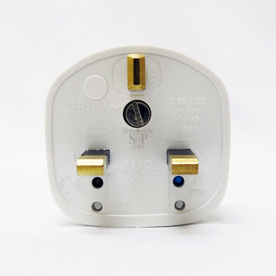 MK 646 13Amp Plug Top [SIRIM] (White)