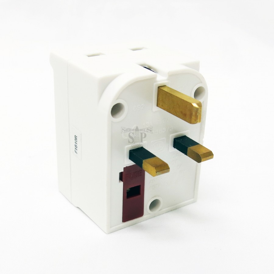 MK 13Amp 3 Way Adaptors [SIRIM] (White)