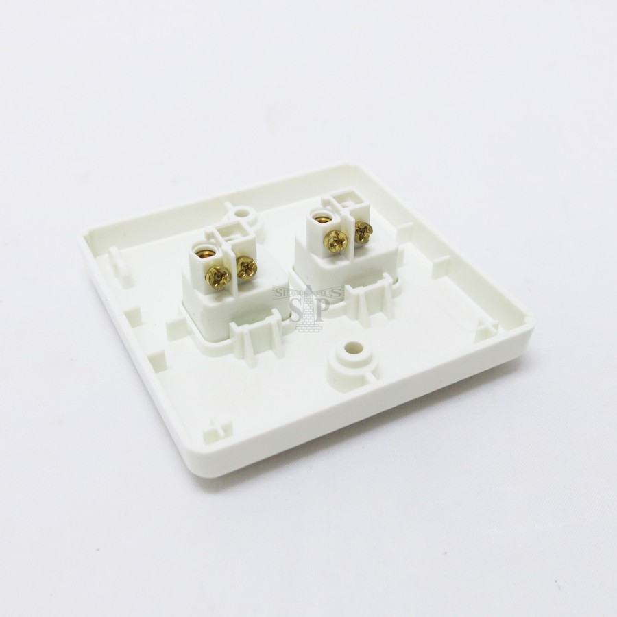 IEM 10Amp 2 Gang Switch [SIRIM] (White)