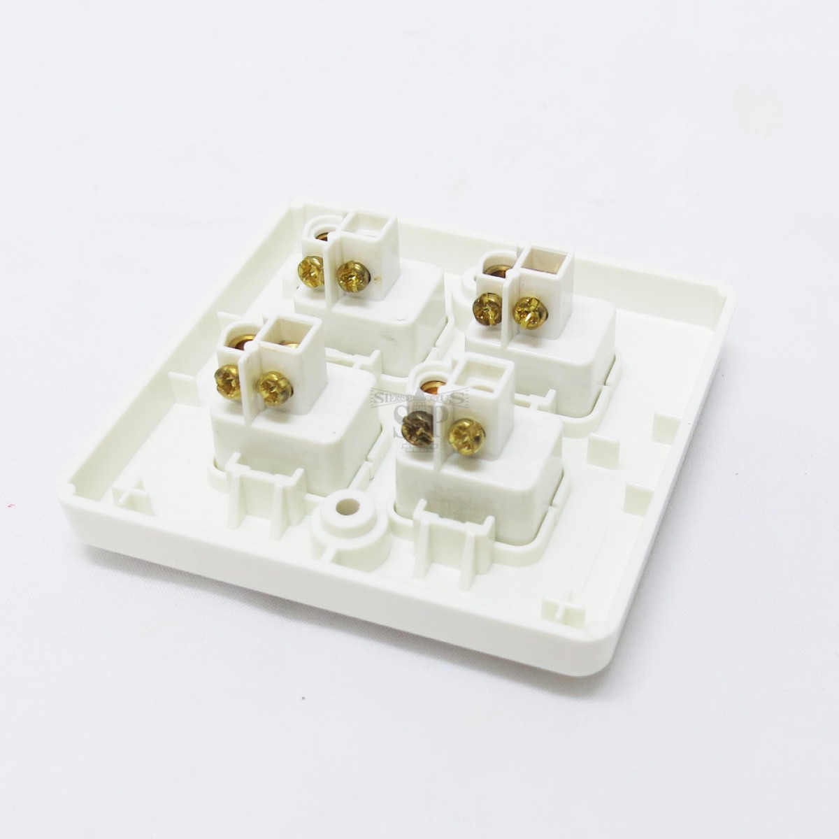 IEM 10Amp 4 Gang Switch [SIRIM] (White)