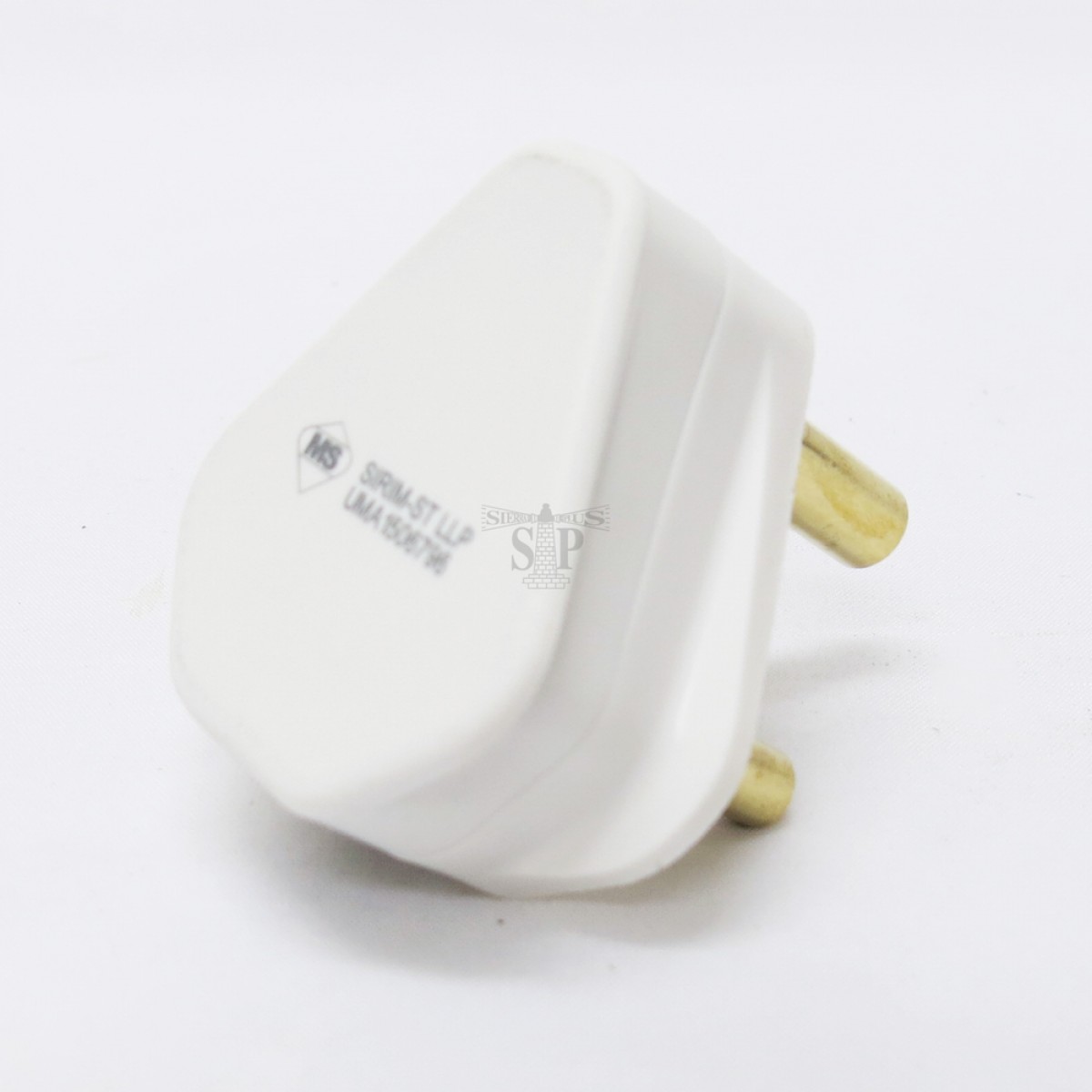 UMS PT150R 15Amp Unfused Resilient Plug Top (White)