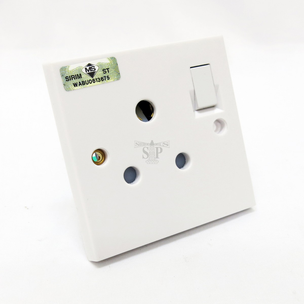 UMS 1215A 15Amp 1 Gang Switch Socket [SIRIM] (White)