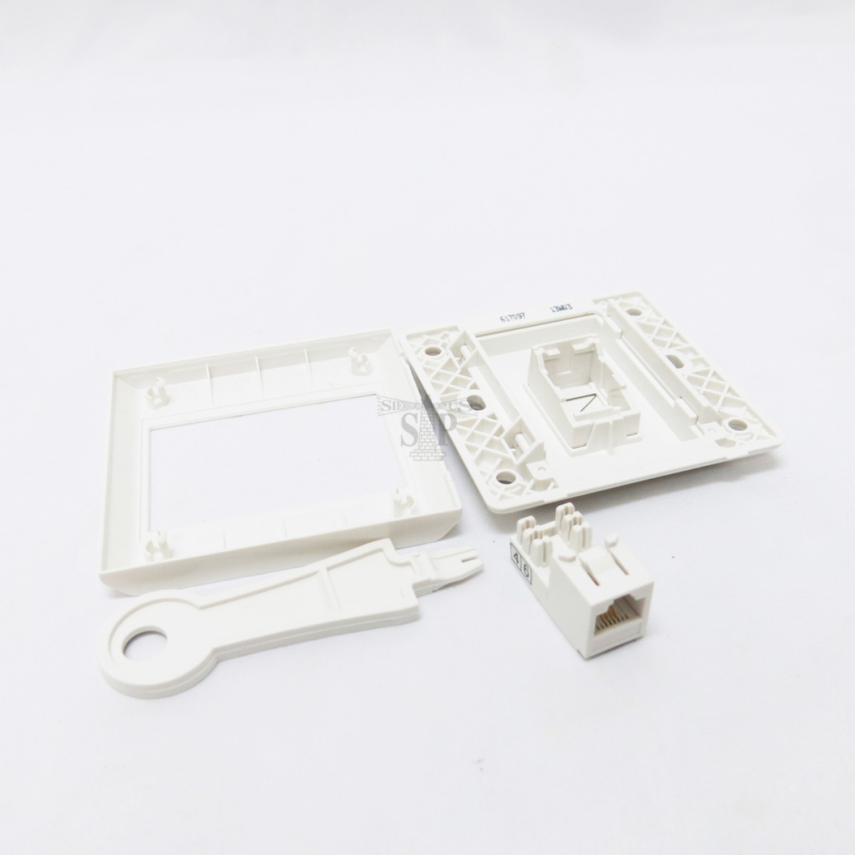 Legrand Telephone Socket (White)