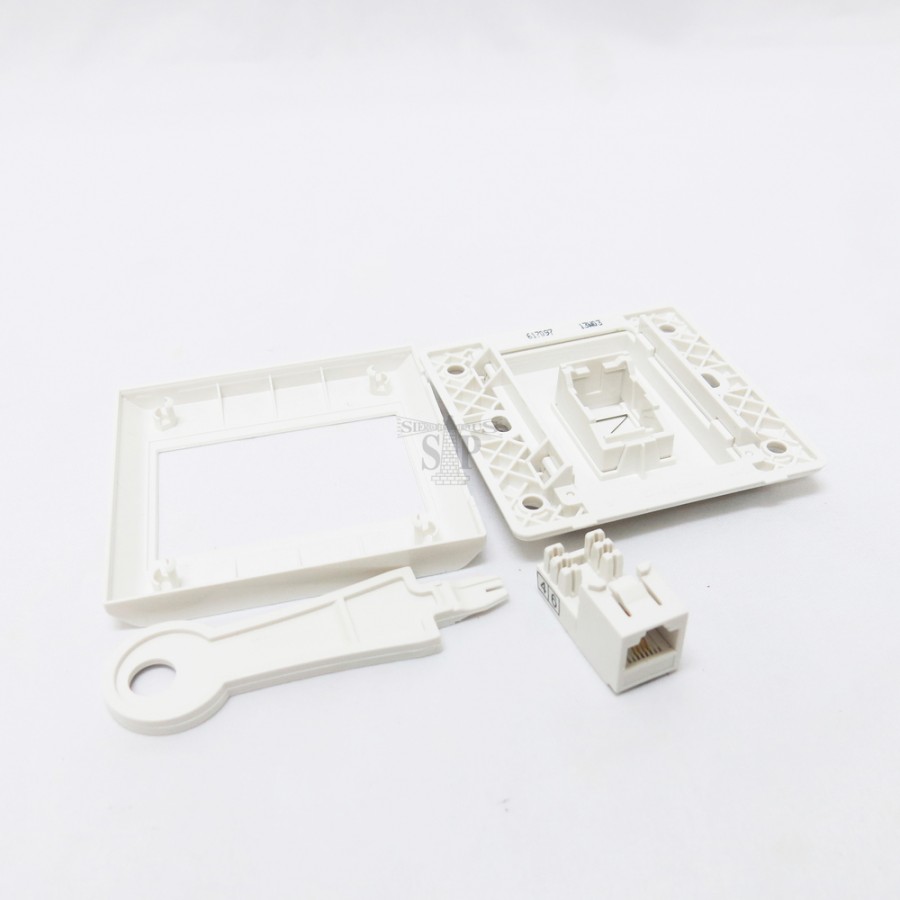 Legrand Telephone Socket (White)