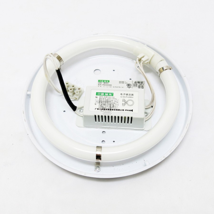 9.8-inch 22W Flush Mount Ceiling Light C/W T5 Fluorescent Round Tube