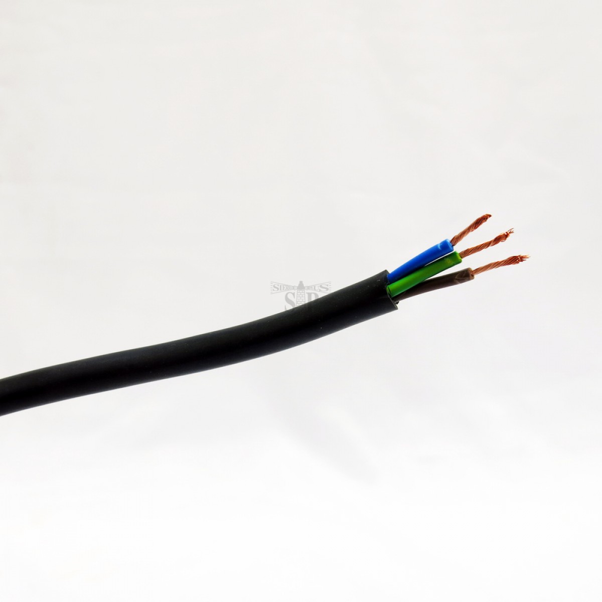 Fajar Pure Copper 1.5mm (32/0.25mm) x 3 Core Tough Rubber-Sheathed TRS ...