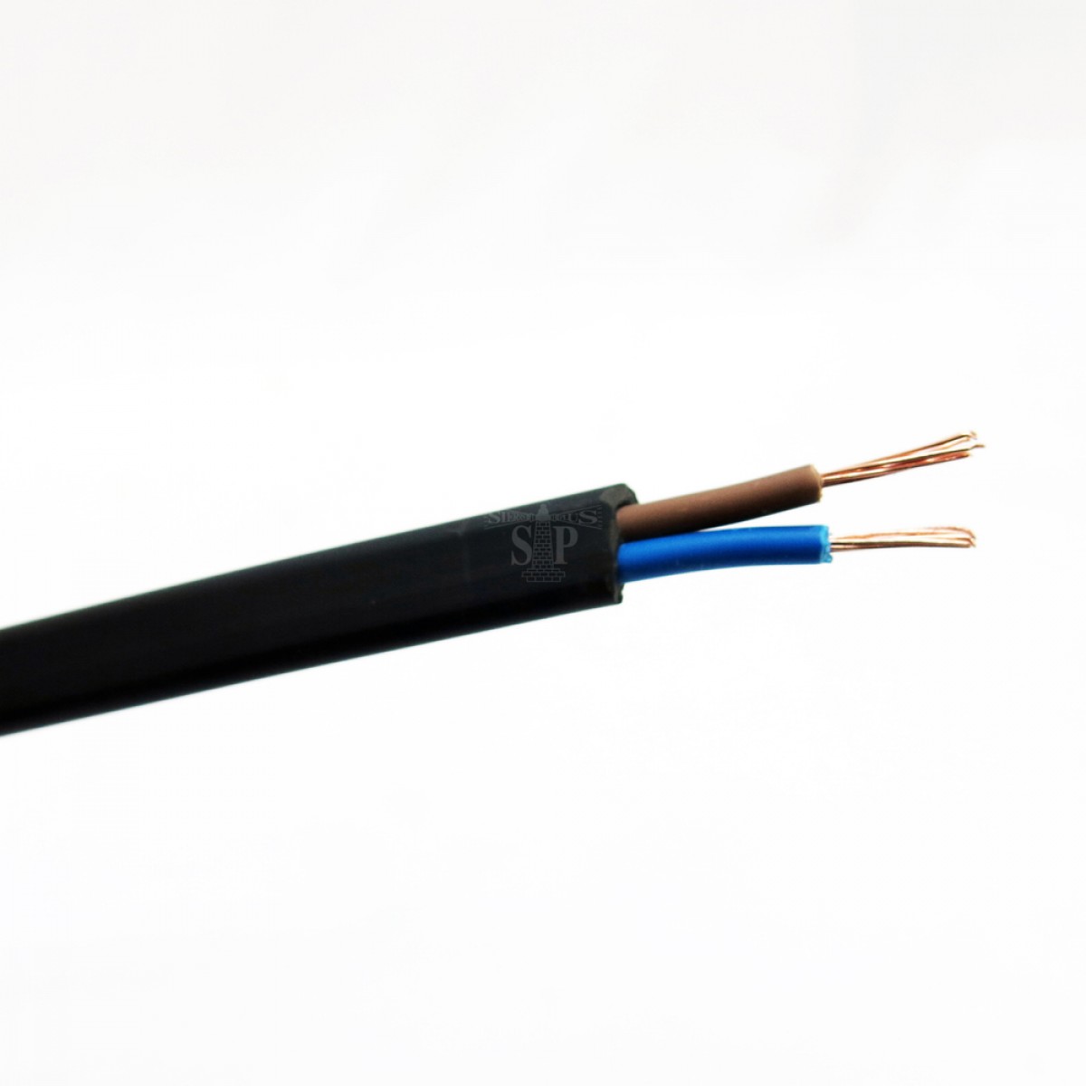 [1 Meter] GDL Pure Copper 2.5mm x 2 Core Pin PVC Insulated PVC Sheathed ...