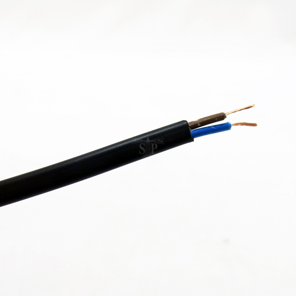 1 x [1 Meter] GDL Pure Copper 23/0.15 x 2 Core VDE PVC Insulated PVC ...