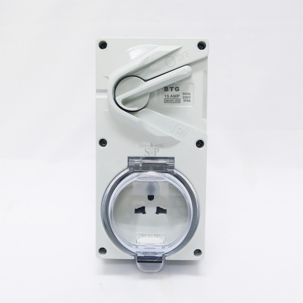 BTG 56UKC-DG 15A IP66 Weatherproof Universal Switch Socket [Surface ...