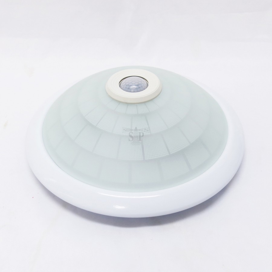 12-inch 12W Flush Mount LED Ceiling Light Round c/w PIR Motion Sensor ...