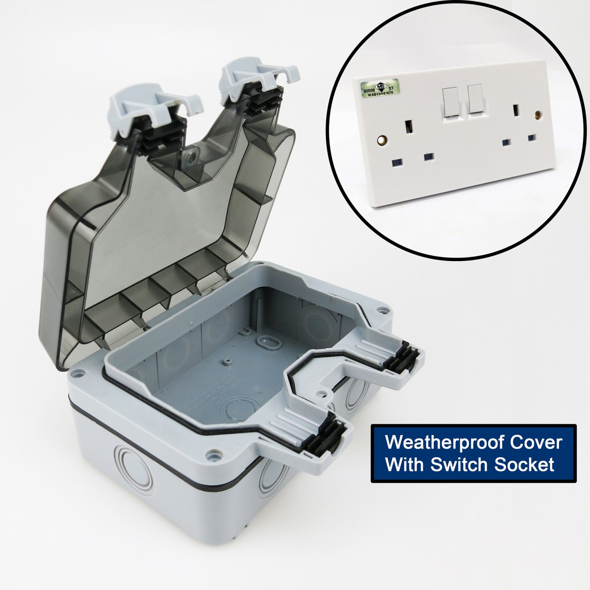 BTG CY Series IP66 Weatherproof Protective Cover/Socket Enclosure For ...