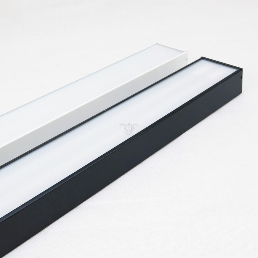 BTGLUX 4ft LED Double Circuit Linear-Series Opal Diffuser Casing c/w T8 ...