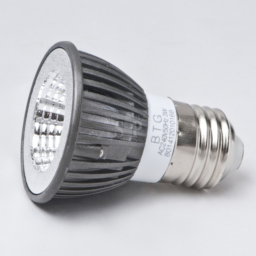 BTG 240V E27 3W MR16 COB LED Bulb