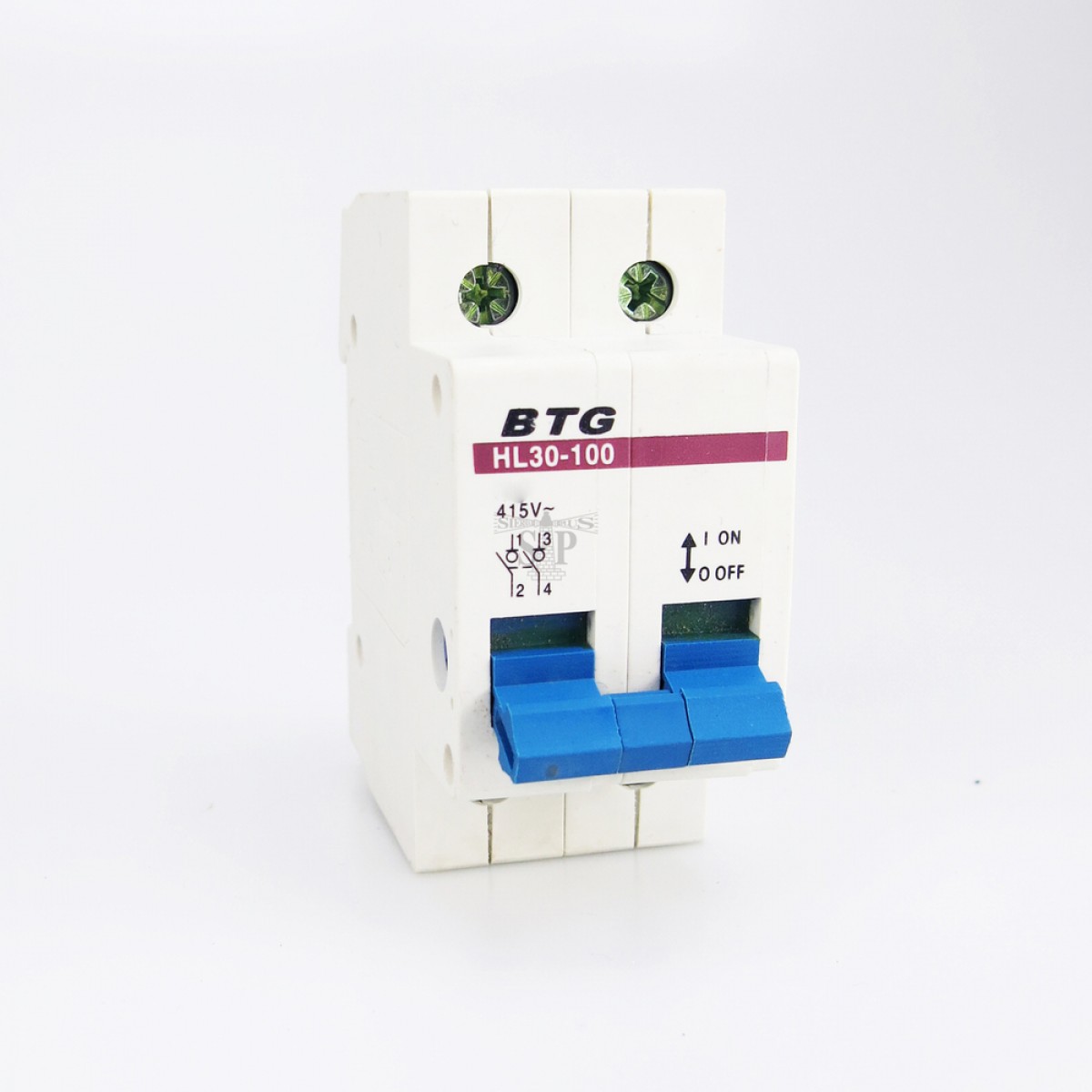 BTG 32A 2 Pole Isolator (White)