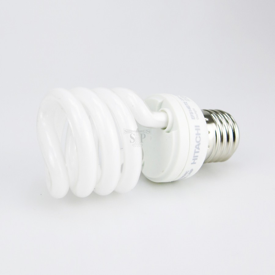 Hitachi E27 14W T2 Spiral Compact Fluorescent Tube