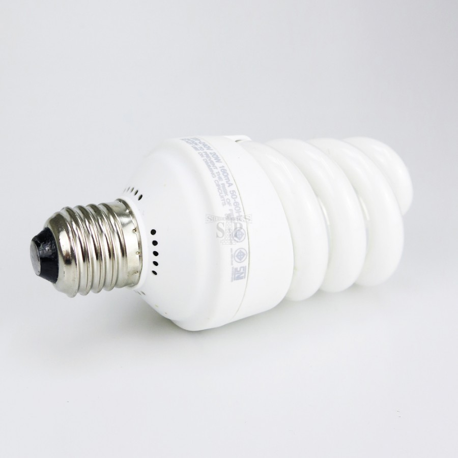 Hitachi E27 20W Spiral Compact Fluorescent Tube
