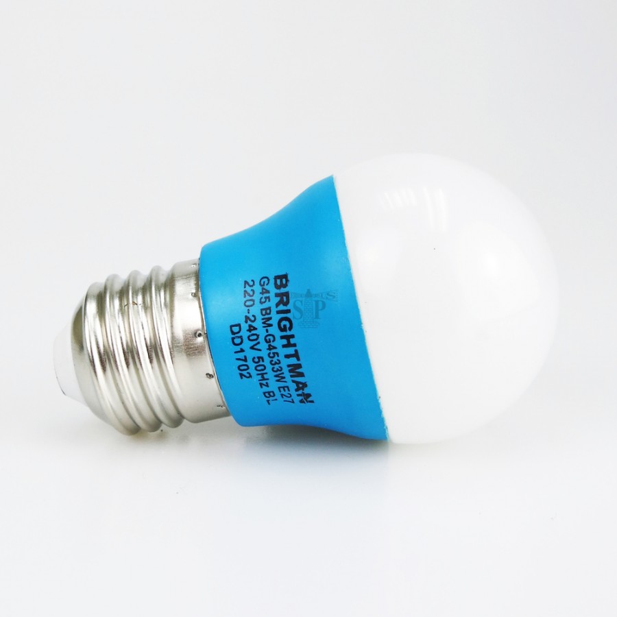 Brightman E27 3W G45 LED Colour Ping Pong Bulb